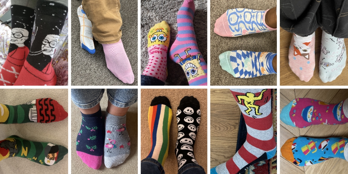 Rocking silly socks for Autism Awareness Week - The Think Tank