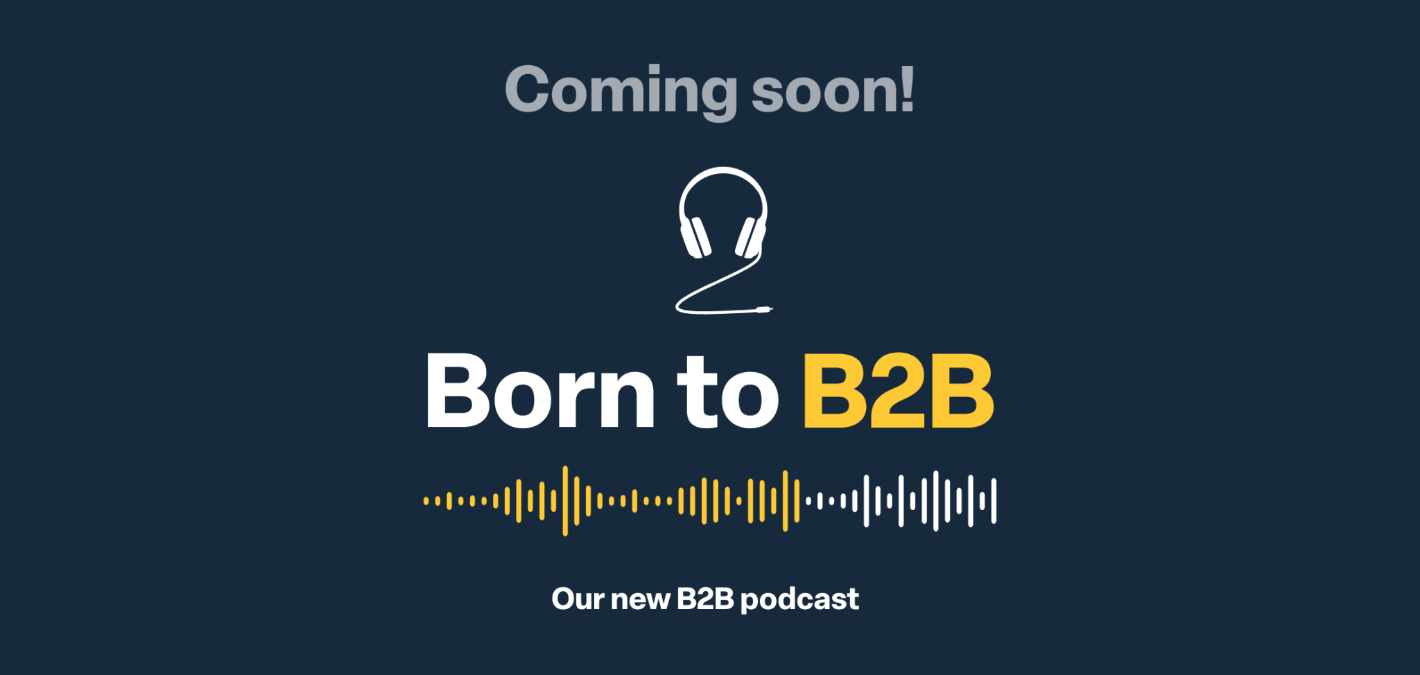 Born to B2B: Adventures in B2B Marketing Podcast News & Thoughts